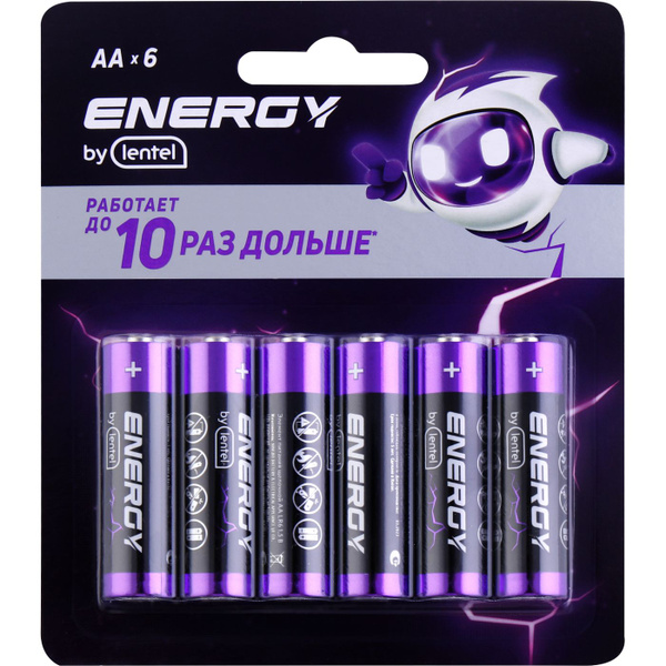 Элемент питания ENERGY BY LENTEL Alkaline battery AA - купить с ...