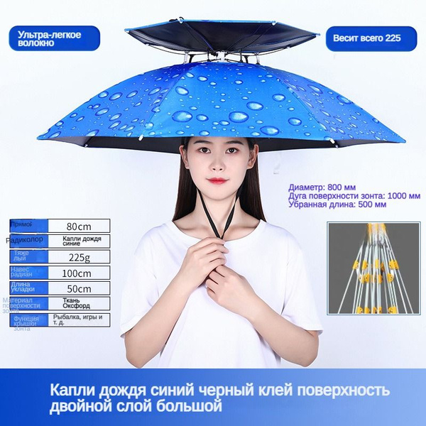 солнцезащитный складной зонт над головой / для рыболовного зонта ...