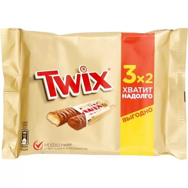 Печенье Twix с карамелью и шоколадом 165 гр*3 шт - купить с доставкой ...