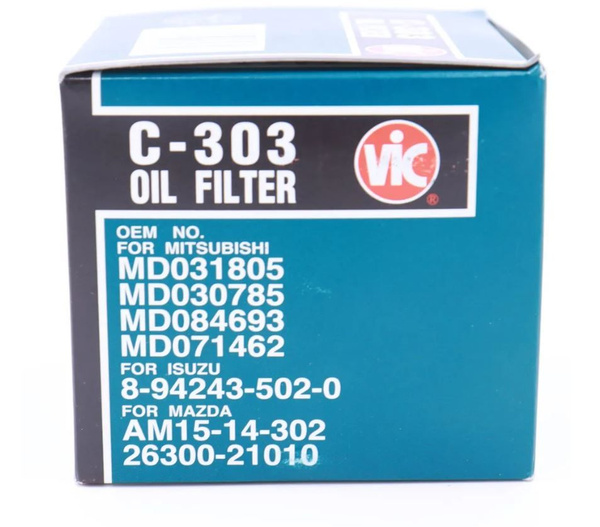 Фильтр масляный Vic vicмасло - купить по выгодным ценам в интернет-магазине OZON (1625955176)