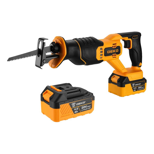 Аккумулятор для сабельной пилы аккумуляторной DEKO DKRS20, 20V 4.0Ah Li ...
