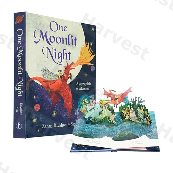 One Moonlit Night, Лунная ночь Трехмерная книгаm, оригинальная ...