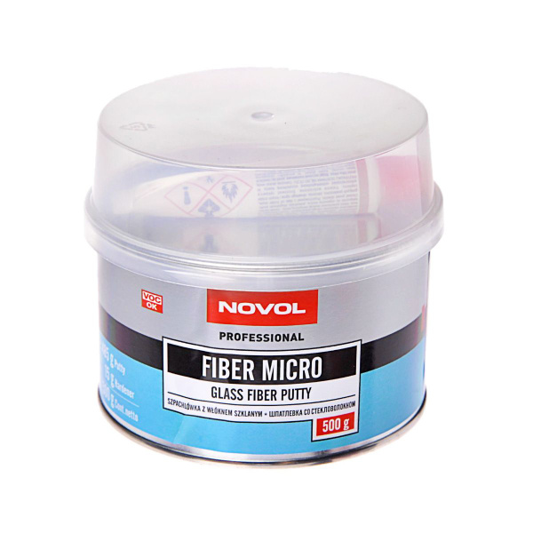 шпатлевка со стекловолокном FIBER MICRO NOVOL (0,5кг) купить на OZON по низкой цене (1651644059)