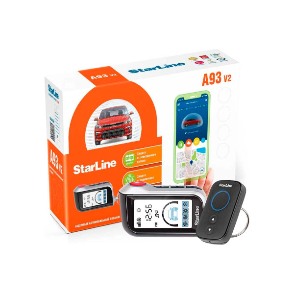 Автосигнализация StarLine A93 V2 2CAN+2LIN купить по выгодной цене в интернет-магазине OZON ...