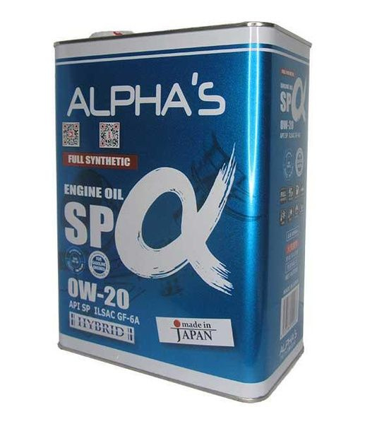 Масло моторное Alpha's 0W-20 Синтетическое - купить в интернет-магазине ...