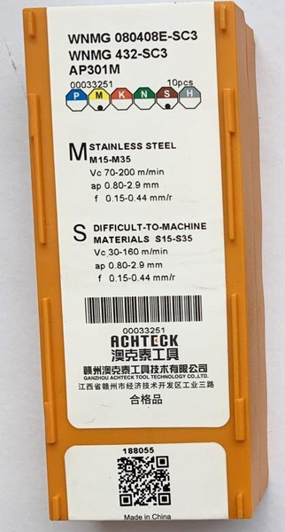 WNMG 080408E-SC3 AP301M пластина твердосплавная купить на OZON по низкой цене (1660305188)