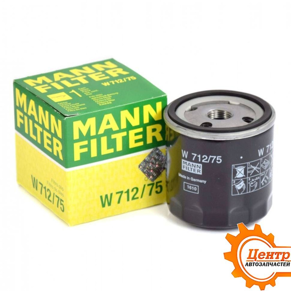 Фильтр масляный MANN FILTER арт. W71275 (W 712/75) купить на OZON по низкой цене (1663738373)