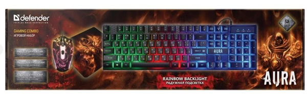 Клавиатура + мышка +PAD AURA MKP-117 RU 52117 DEFENDER купить по ...