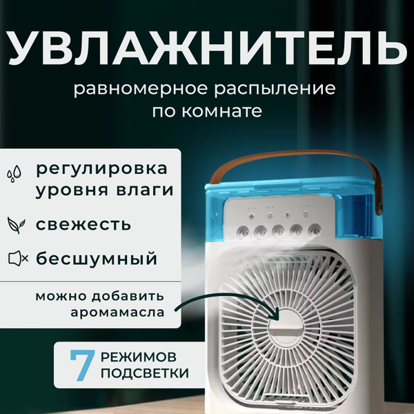 Увлажнитель воздуха для дома, SimpleShop, настольный с подсветкой, без луж на полу - купить с ...