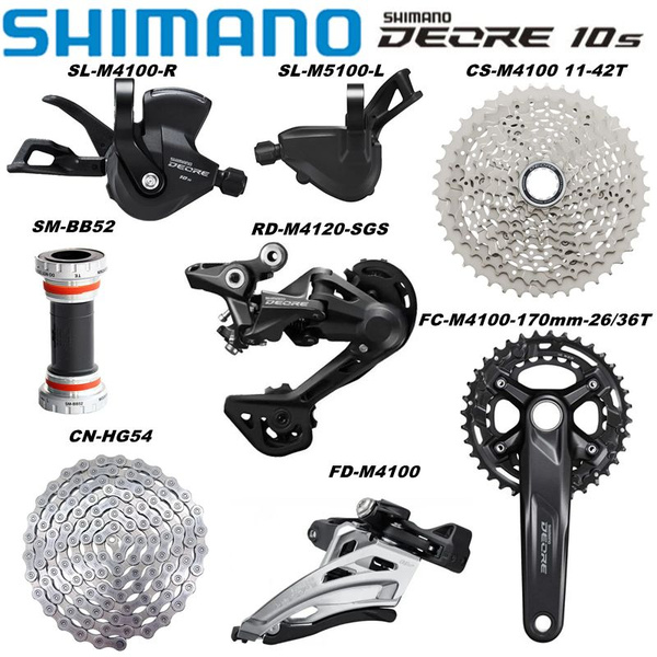 Shimano M4100 2*10-скоростная 20-скоростная коробка передач для горного ...