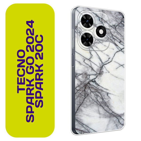 Чехол на Текно Спарк Го 2024 Спарк 20c Tecno Spark Go 2024 Spark 20c с принтом Минералы 11