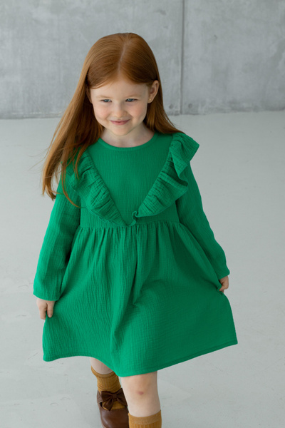 Осеннее платье для девочки c длинным рукавом Little Lis, Девочки, На ...