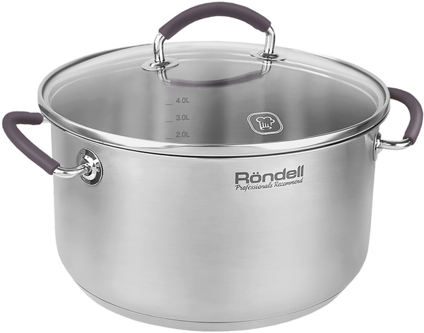Rondell Кастрюля с крышкой 24 см., 5.1 л., Akzent RDS-1389 купить на ...