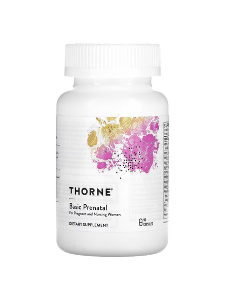 Prenatal basic Thorne, Мультивитамины, 90 капсул купить на OZON по ...