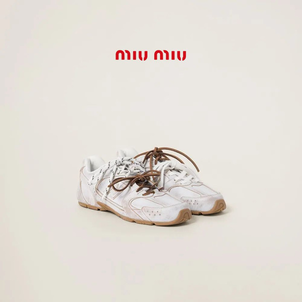 Кроссовки Женский Мужской Miu Замша натуральная Бег Спортивная ходьба размер 39 На любой