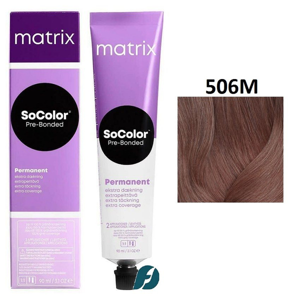 Matrix SoColor Extra Coverage 506M Крем-краска стойкая для волос темный ...
