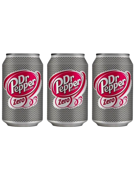 Газированный напиток Dr.Pepper Zero, 3 шт x 330 мл, Польша купить на OZON по низкой цене в ...