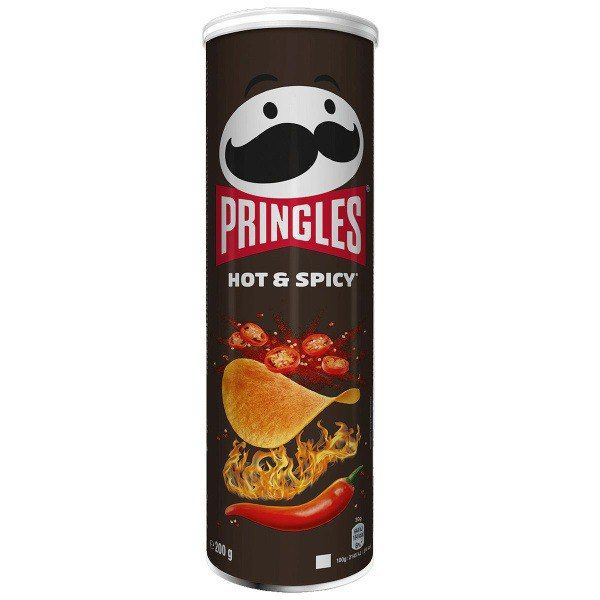Pringles картофельные Чипсы Принглс Горячий и Острый Hot and Spicy ...