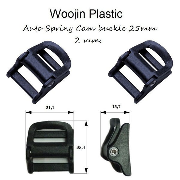 Пряжка регулировочная, автоматическая, кулачкового типа Woojin Plastic ...