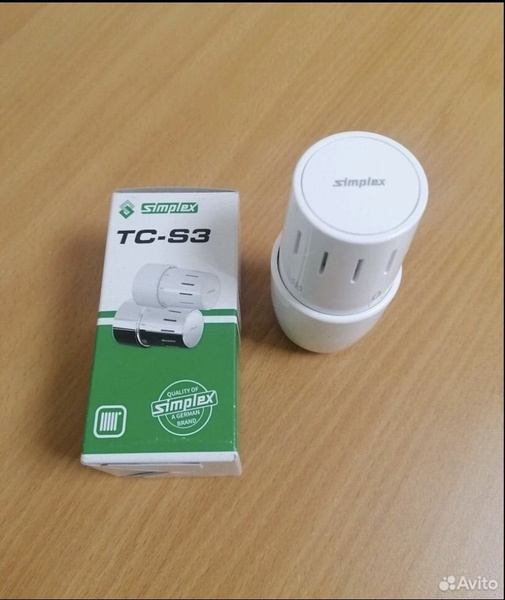 Термоголовка Simplex Standard TC-S3 на клипсе, клеммное соединение,Арт.F35340(2шт.в комплекте ...