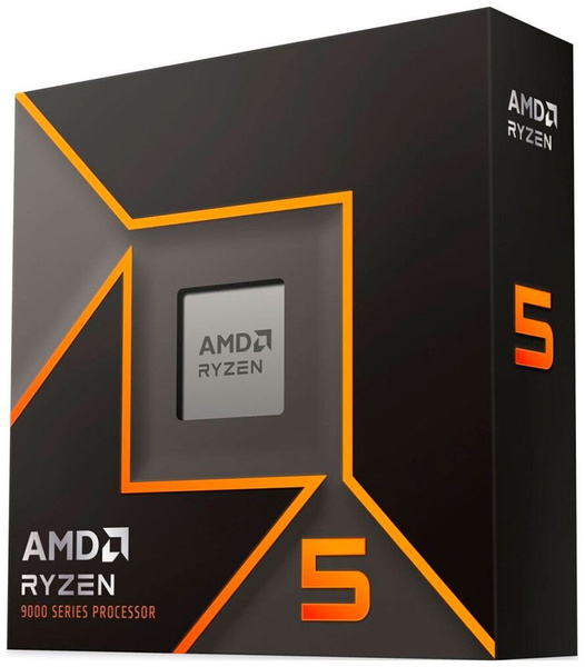 Процессор AMD Ryzen 5, BOX (без кулера), 6 яд., 3.9 ГГц RYZEN 5 9600X ...