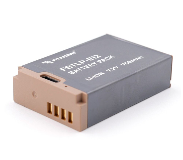 Аккумулятор Fujimi LP-E12 c портом USB-C (FBTLP-E12) купить на OZON по низкой цене (1804194151)