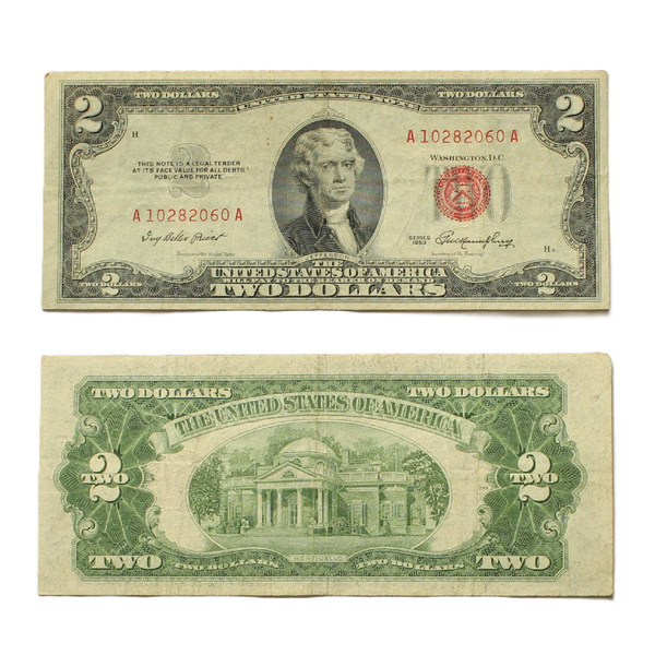 Банкнота США 2 доллара 1953 года. купить на OZON по низкой цене (1696995879)