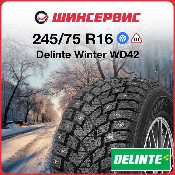 Delinte Winter WD42 Шины зимние 245/75 R16 120Q Шипованные ...
