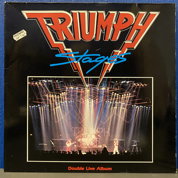 Triumph. Stages. NM ПЕРВЫЙ ПРЕСС! 1985 2LP Виниловая пластинка купить ...