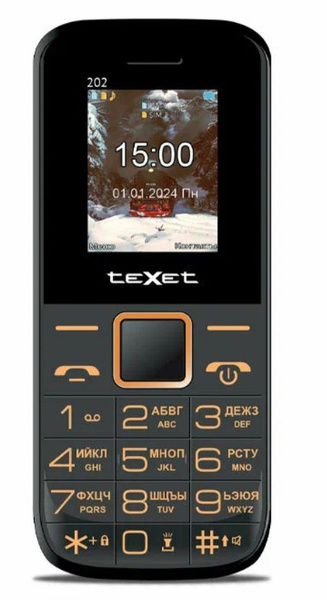 Texet Мобильный телефон TM-202, черный купить на OZON по низкой цене (1780163587)