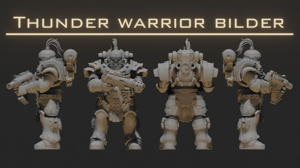 Миниатюры Warhammer 40000 - Thunder Warrior Builder купить на OZON по низкой цене (1768070482)