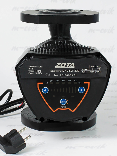 Циркуляционный насос ZOTA EcoRING-F-IV_125_6, 220 л/мин купить c доставкой на OZON по низкой ...