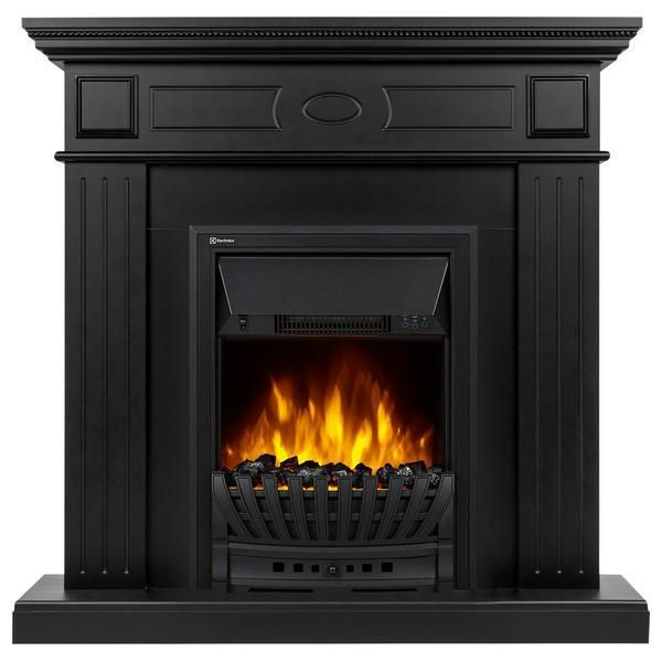 Каминокомплект: Очаг Electrolux Classic EFP/P-1020LS, портал Bianco ...