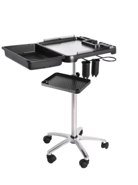 OKIRO / Парикмахерская тележка для колориста BCS 153 T Silver купить на OZON по низкой цене ...