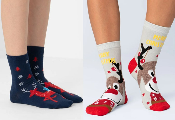 Комплект носков AMIGOBS, 2 пары купить на OZON по низкой цене (1772894071)