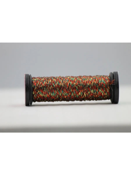 Металлизированные нитки Kreinik Very Fine Metallic Braid #4 11 м., цвет ...