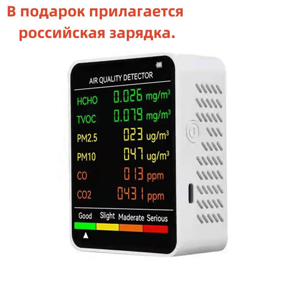 формальдегида,Монитор качества воздуха - Детектор PM2.5, диоксид углерода, PM10, монооксида ...