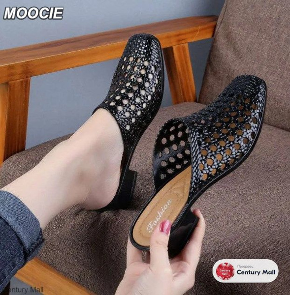 Сабо Женский MOOCIE, размер 40 Маломерит Толстый каблук купить c доставкой на OZON по низкой ...