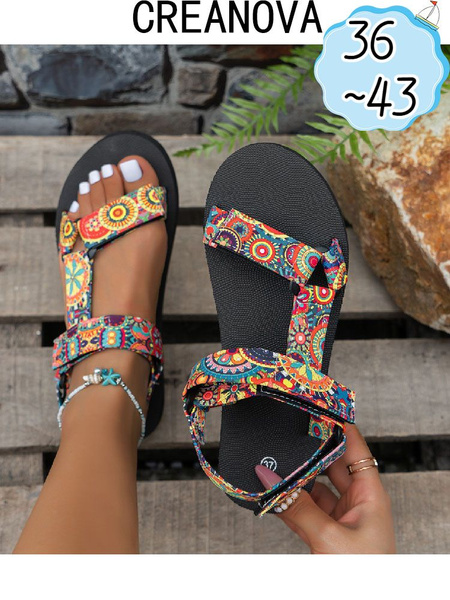 Сандалии Женский CREANOVA, размер 38 Лен Лето Липучки купить c доставкой на OZON по низкой цене ...