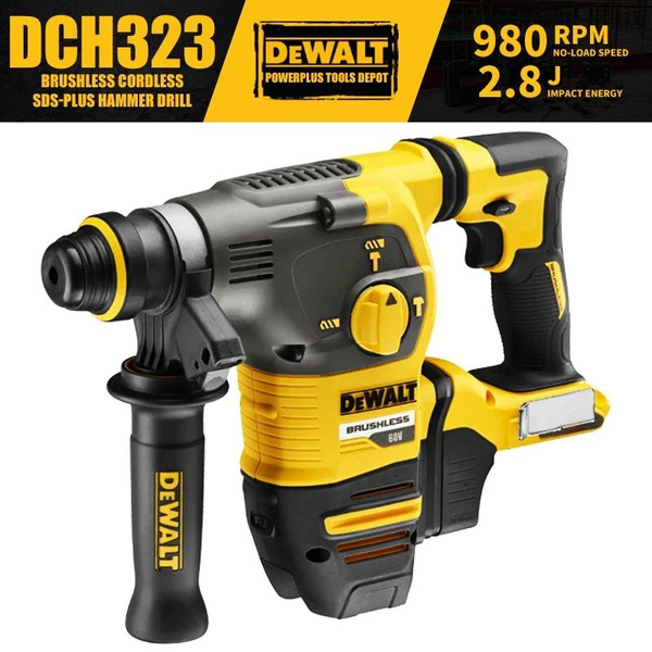 DEWALT DCH323 Бесщеточный аккумуляторный 28-мм SDS-Plus Hammer Drill ...
