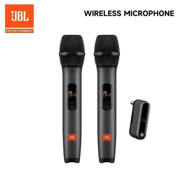 Микрофон для живого вокала PartyBox Wireless Mic,двойной микрофон ...