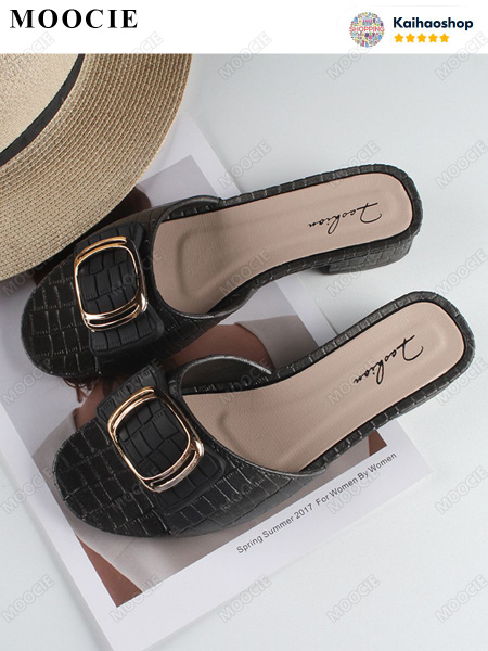 Пантолеты Женский MOOCIE, размер 36, 37 Искусственная кожа Без застёжки Лето купить c доставкой ...