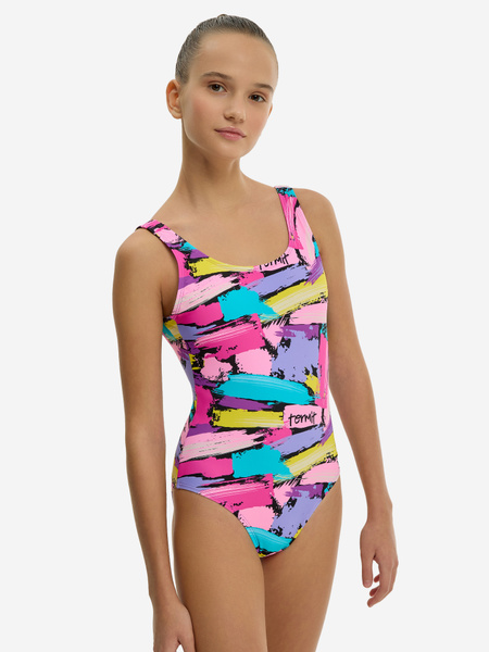 Купальник слитный Девочки Termit розовый, размер 152 Вьетнам Полиамид, Эластан купить c ...