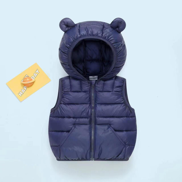 Жилет Мальчики, Девочки THANHDAT темно-синий, размер 104, 110 купить c доставкой на OZON по ...