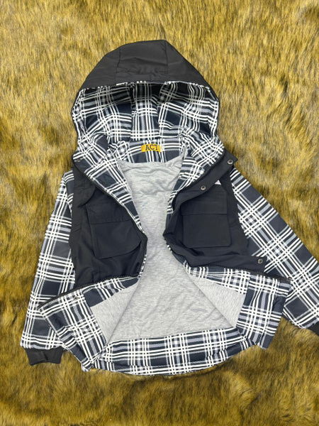 Куртка Мальчики THANHDAT черный, белый, размер 104, 110 купить c доставкой на OZON по низкой ...