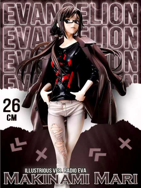 Аниме фигурка Makinami Mari Illustrious Original Color 26 см купить на OZON по низкой цене ...