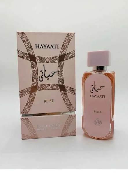 Lattafa Perfumes Вода парфюмерная ДУХИ Hayaati Rose 100 мл 100 мл ...