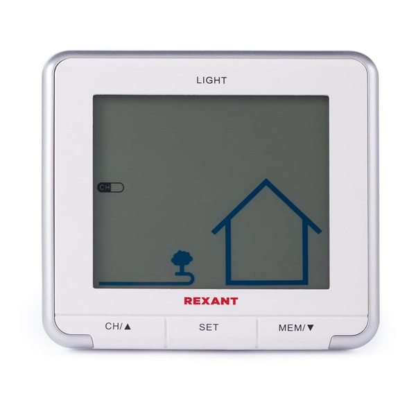 Метеостанция S637B с ЖК-экраном и беспроводным датчиком REXANT купить на OZON по низкой цене ...