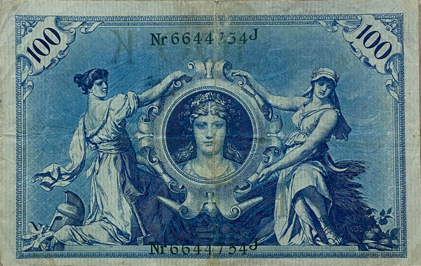 VF_100 Марок, Германия (1908) Купюра коллекционная, регулярный выпуск купить на OZON по низкой ...