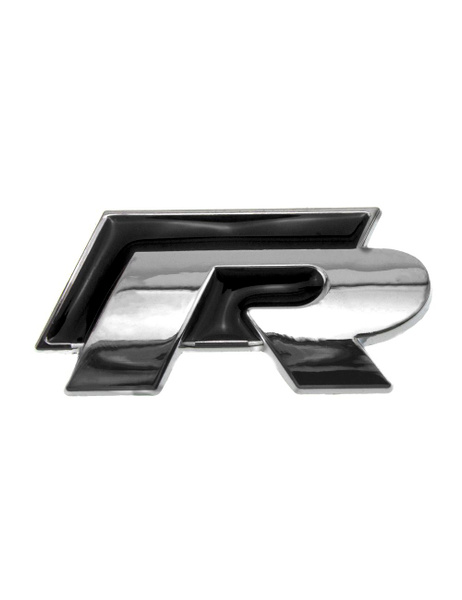 Эмблема для Volkswagen R-line черная 1 шт. купить c доставкой на OZON ...